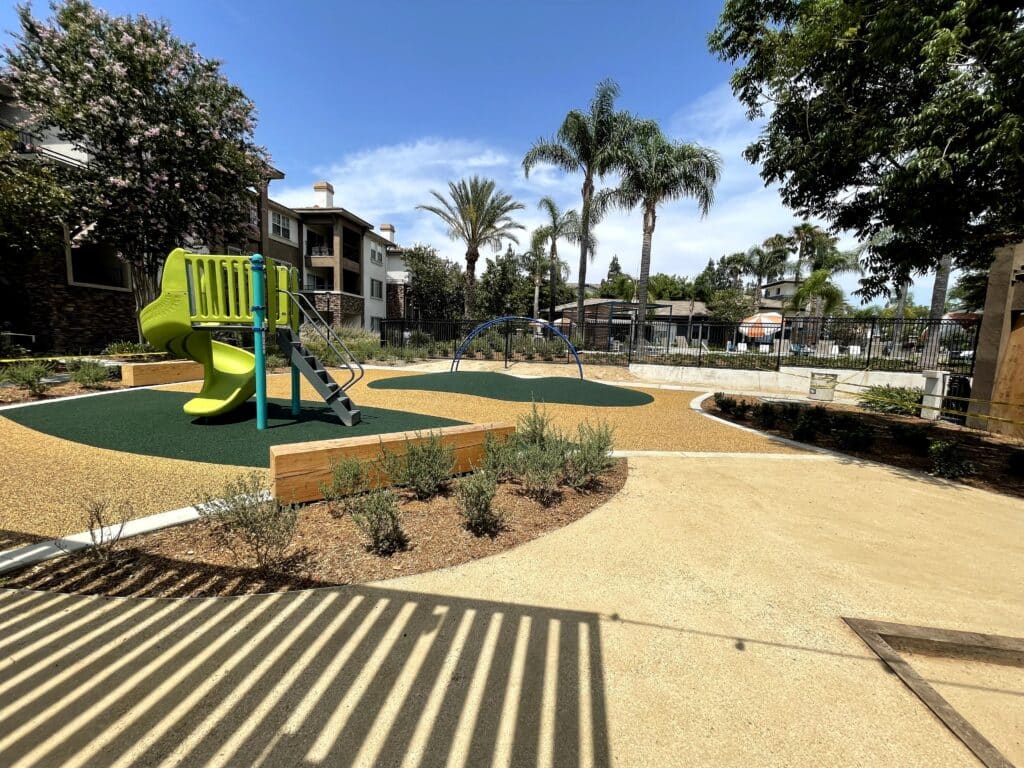 Porous Rubber Surfaces San Diego ☎️Poured In Place Rubber San Diego ...